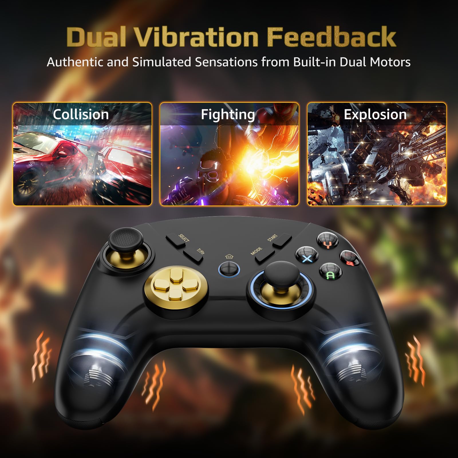 Snapklik.com : PC Controller, Wireless Gaming Controller