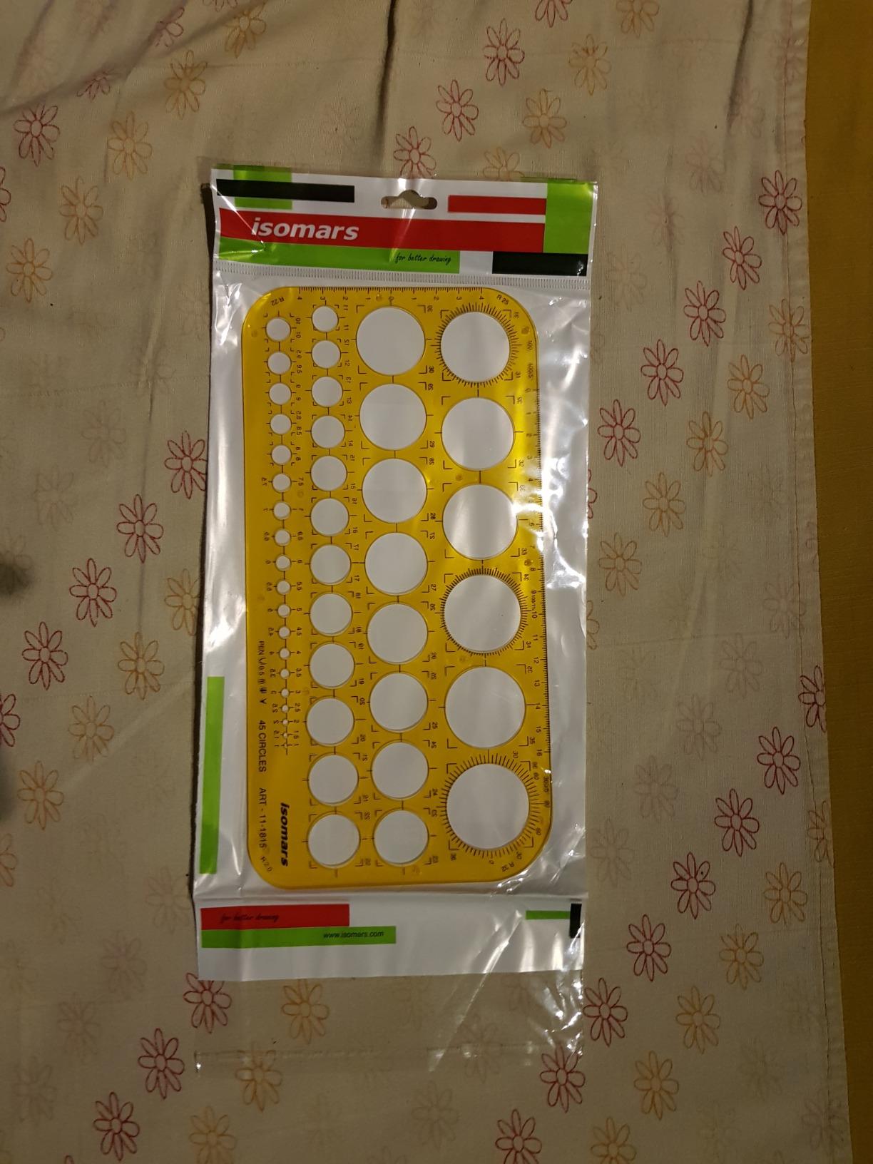 Isomars Design Drawing Drafting Template Stencil - Pear and Paisley ...