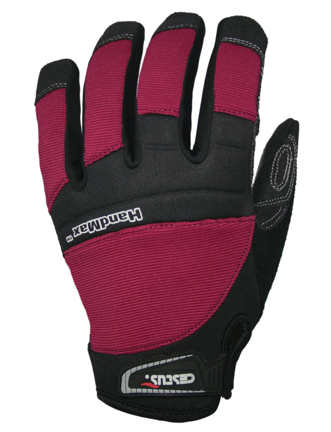 Cestus HANDMAX R-6062 L Trade Series HandMax Utility Glove, Work, Cut Resistant, Large, Red ...