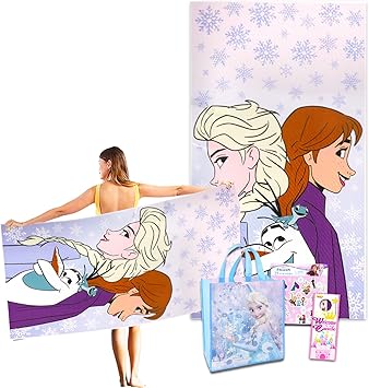 Amazon.com: Disney Frozen Beach Towel Set - Bundle with 40" x 72 ...