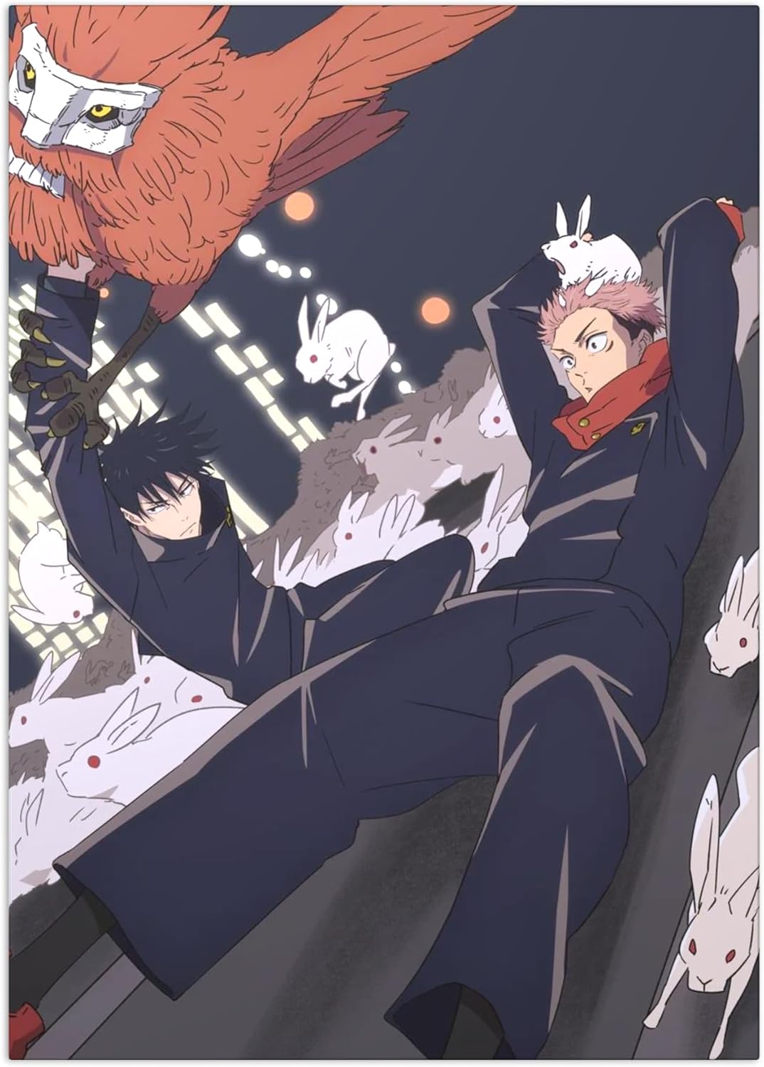 Amazon.com: Displate Metal Poster Jujutsu Kaisen Season 02 - Shikigami ...