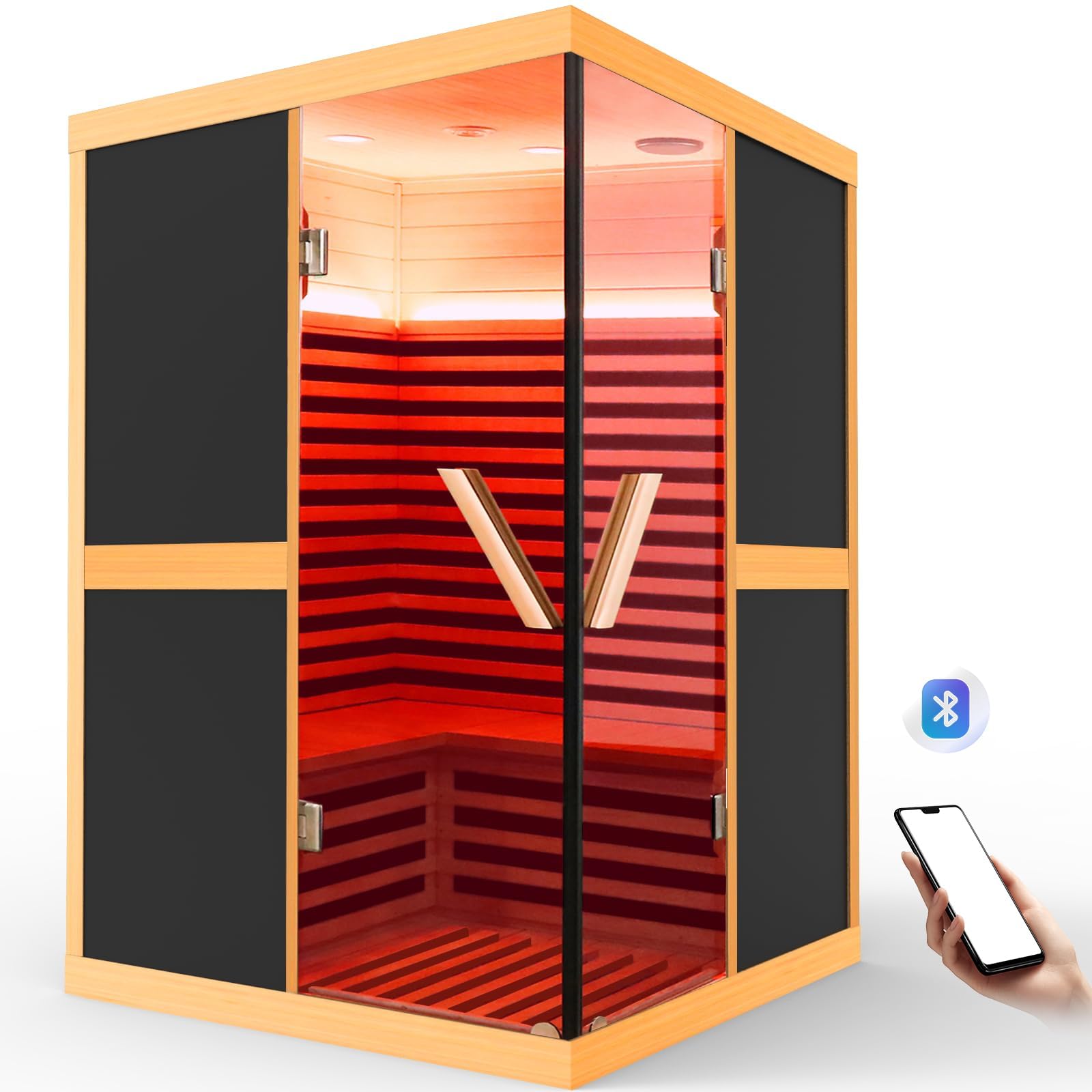 Amazon.com : Far Infrared Sauna 2 Person Home Sauna Two Person Sauna ...