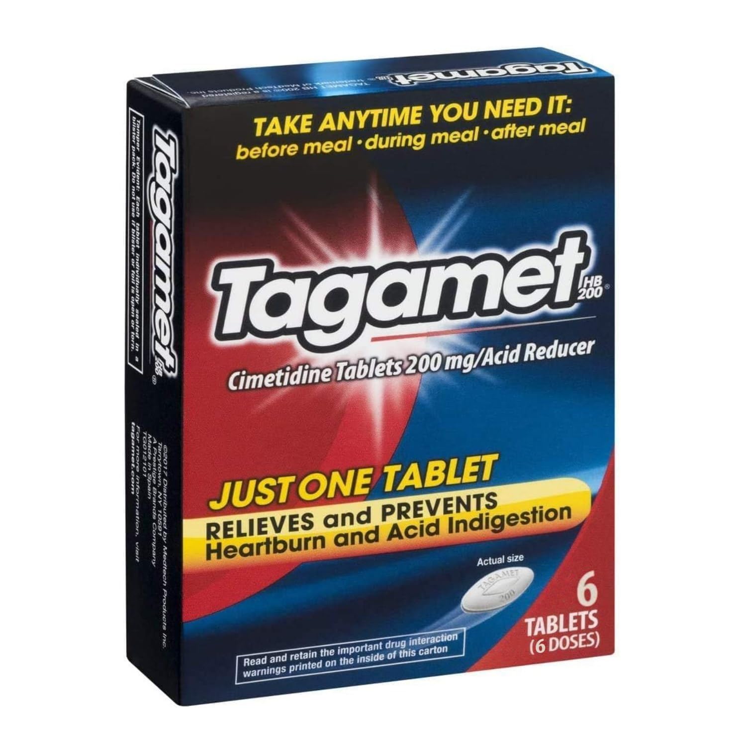 Amazon.com: Tagamet HB 200mg, 6 Tablets (Pack of 3) : Health & Household