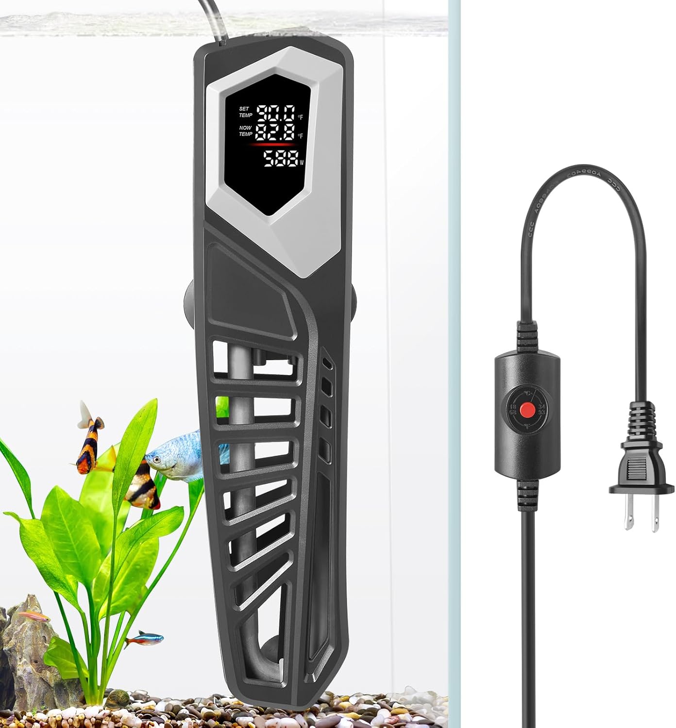 Amazon.com: HITOP 800W Titanium Aquarium Heater: Digital Fish Tank ...