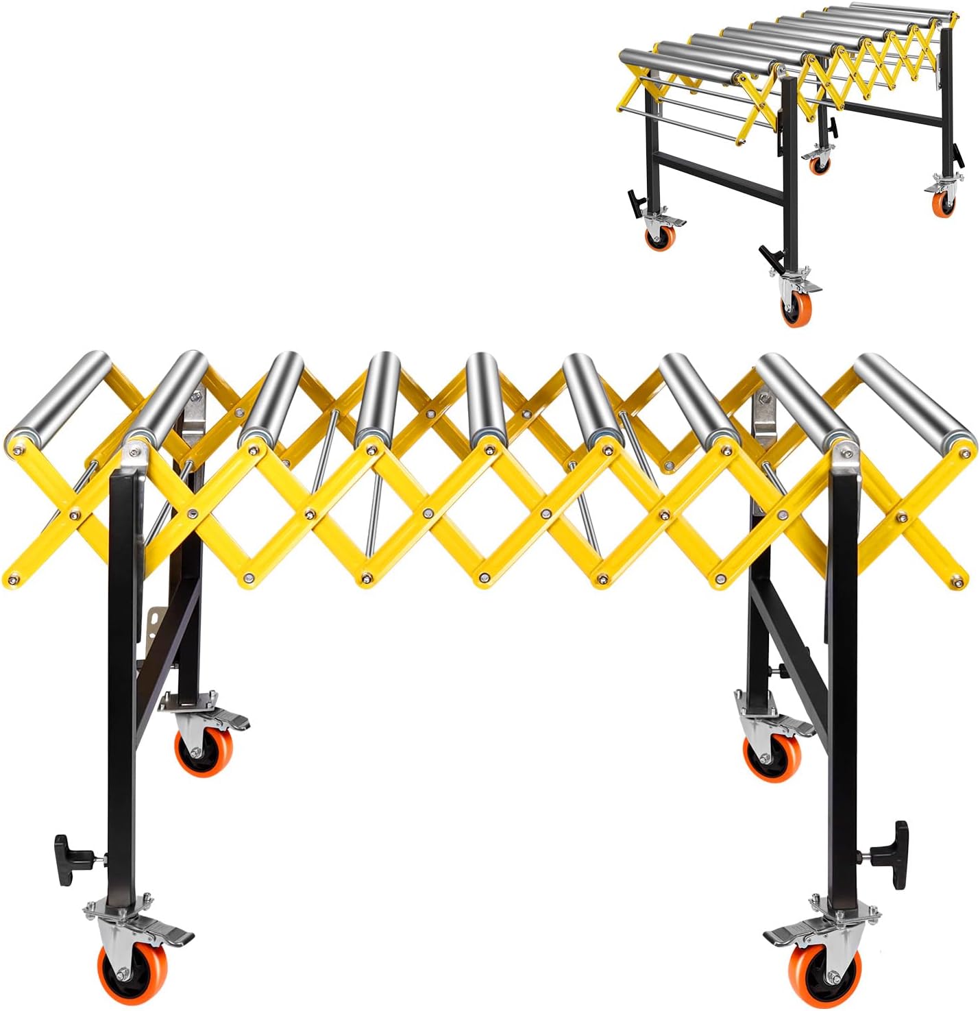 Amazon.com: 700LBS Adjustable Conveyor Roller, 23'' Wide Roller ...