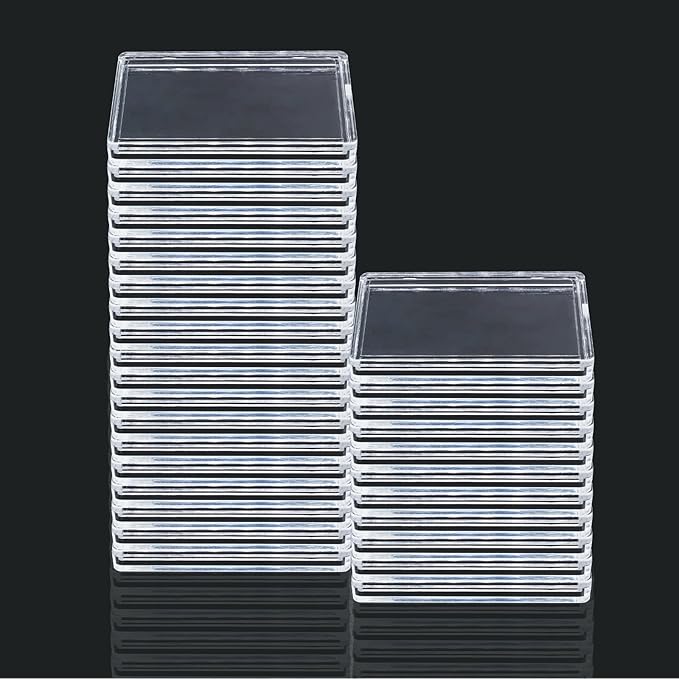 Amazon.com : Hitefu 30PCS Clear Plastic Storage Box for 1 Oz Silver Bar ...