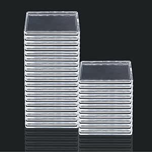 Hitefu 30PCS Clear Plastic Storage Box for 1 Oz Silver Bar, Troy Ounce ...