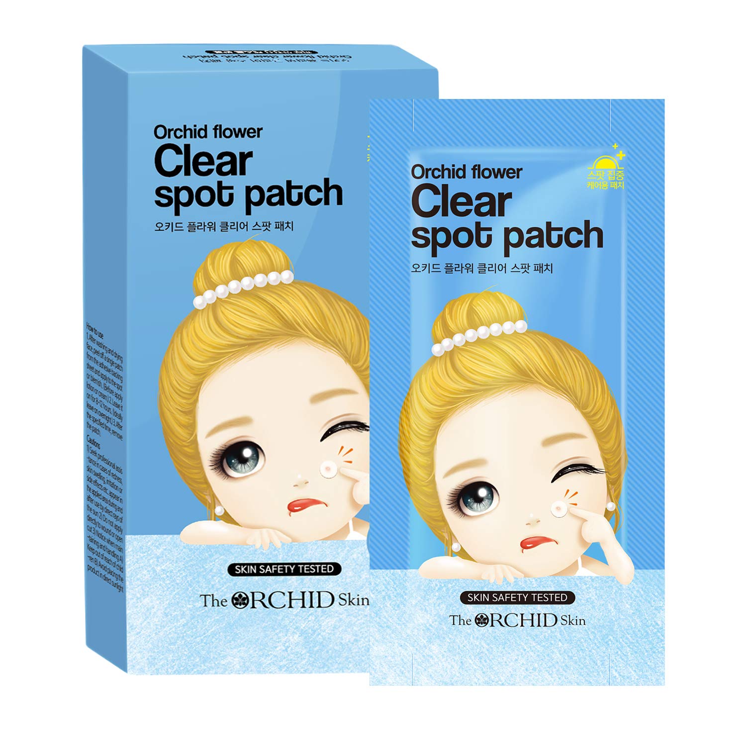 Amazon.com: The Orchid Skin Clear Spot Patch for Face, Tea Tree Oil ...