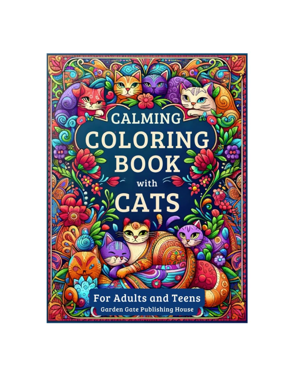 Amazon.com: Calming Coloring Book with Cats: Easy and Inspiring ...