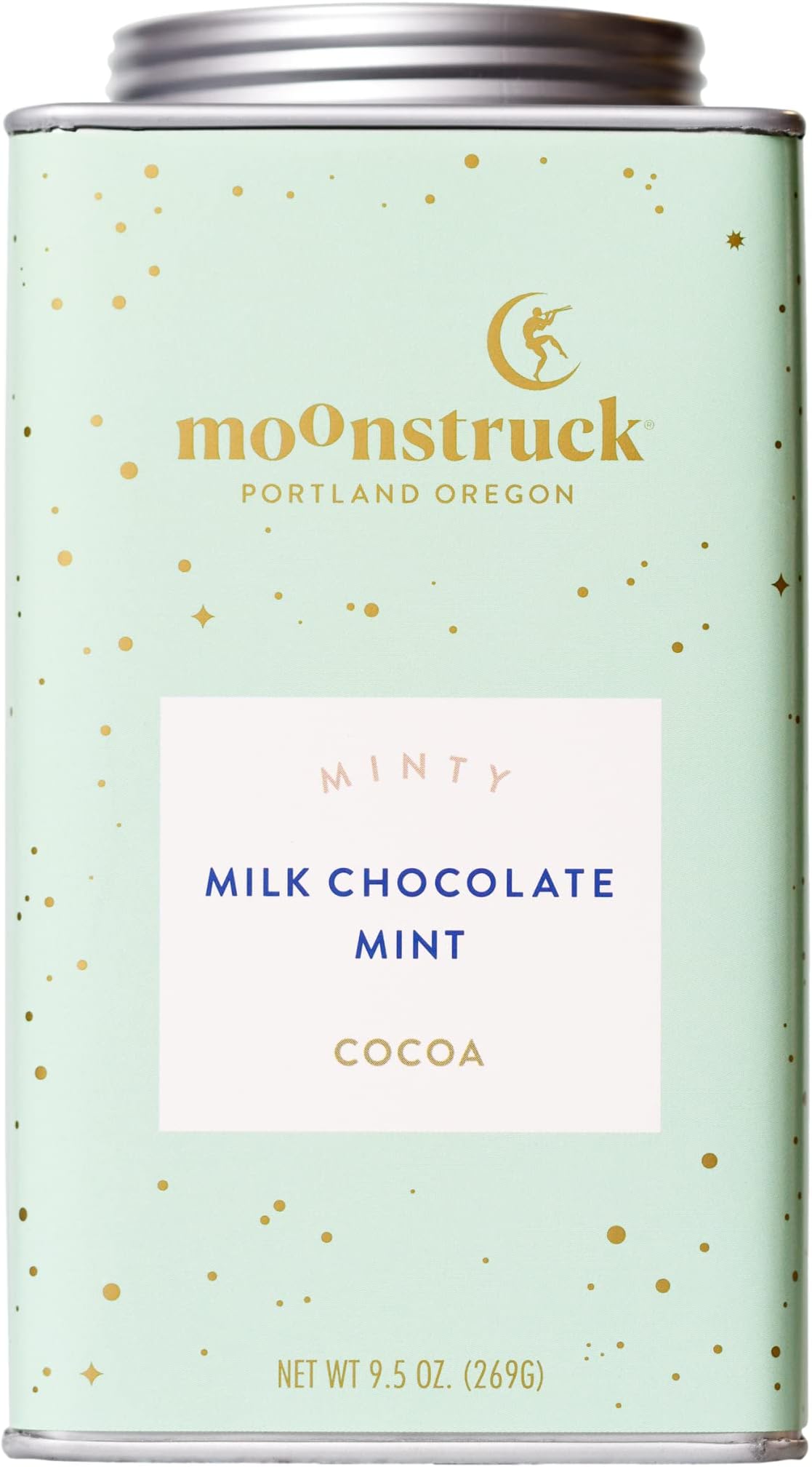 Amazon.com : Moonstruck Minty Milk Chocolate Mint Cocoa – Artisan, Hand ...