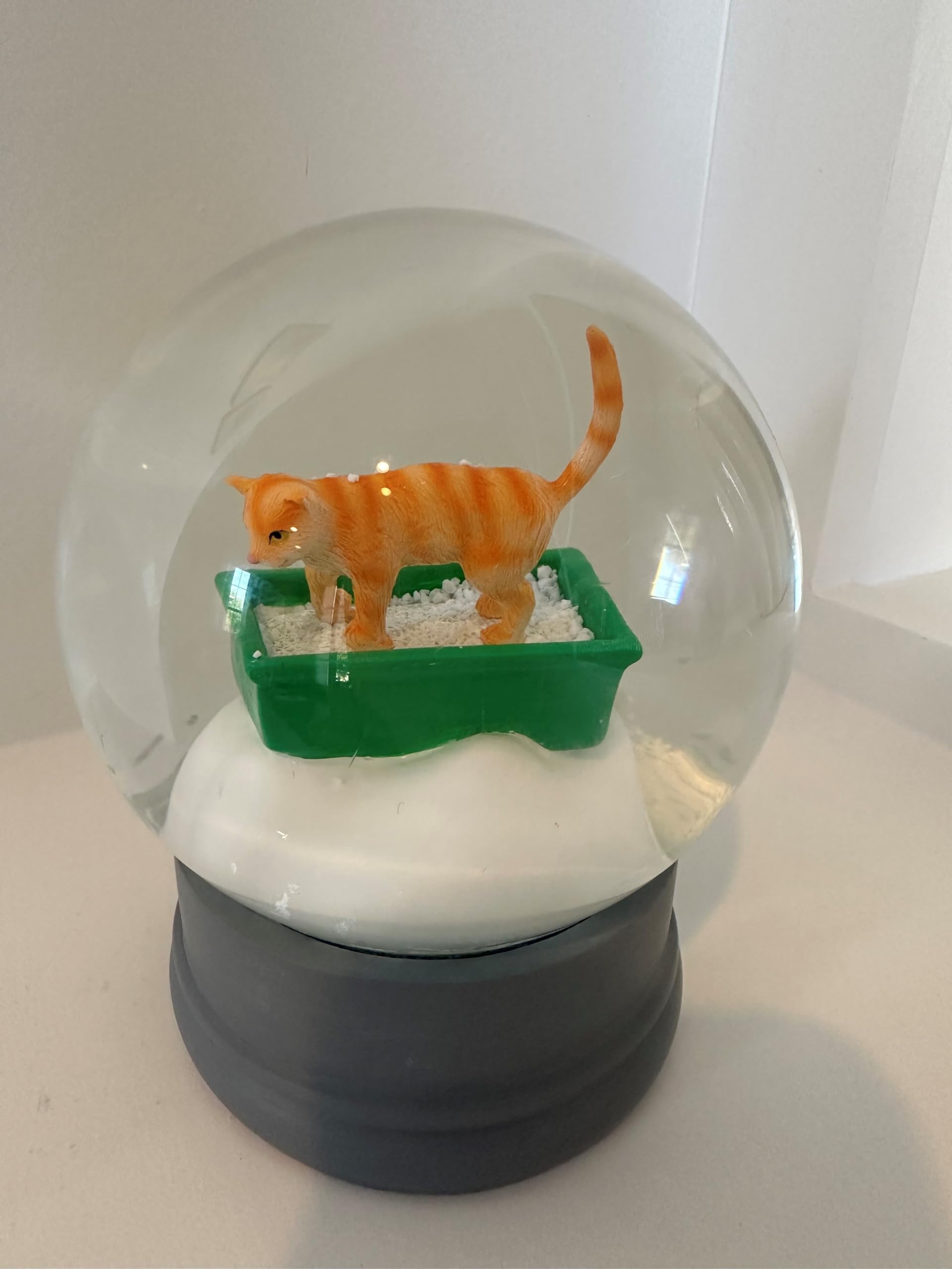 Amazon.com: Cat Litter Snow Globe - Back in Stock! Kitty Snow Globe ...