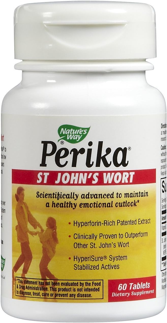 Amazon.com: Perika (St. John's Wort) Nature's Way 60 Tabs (Packaging ...