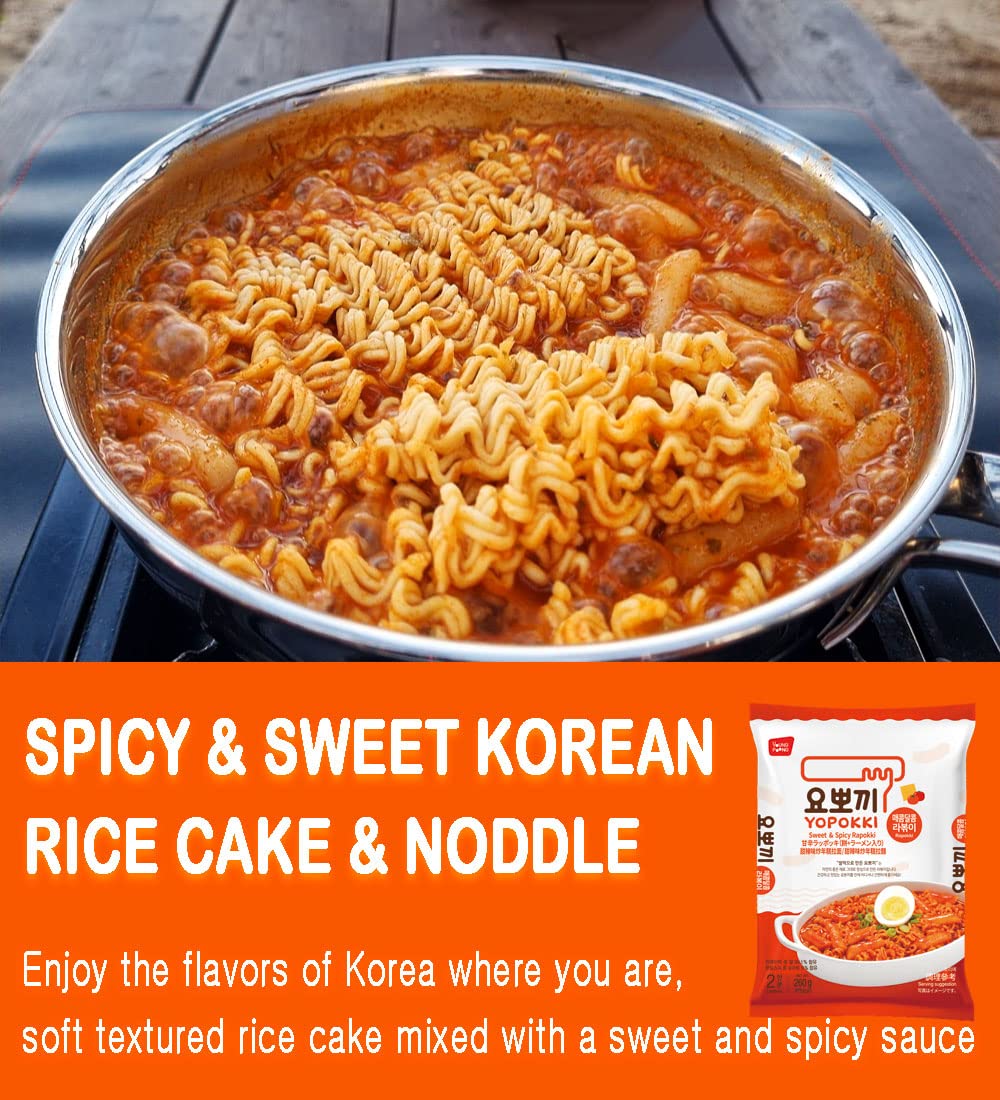 Snapklik.com : Yopokki Instant Rabokki Pack (Sweet Mild Spicy, Pack Of ...