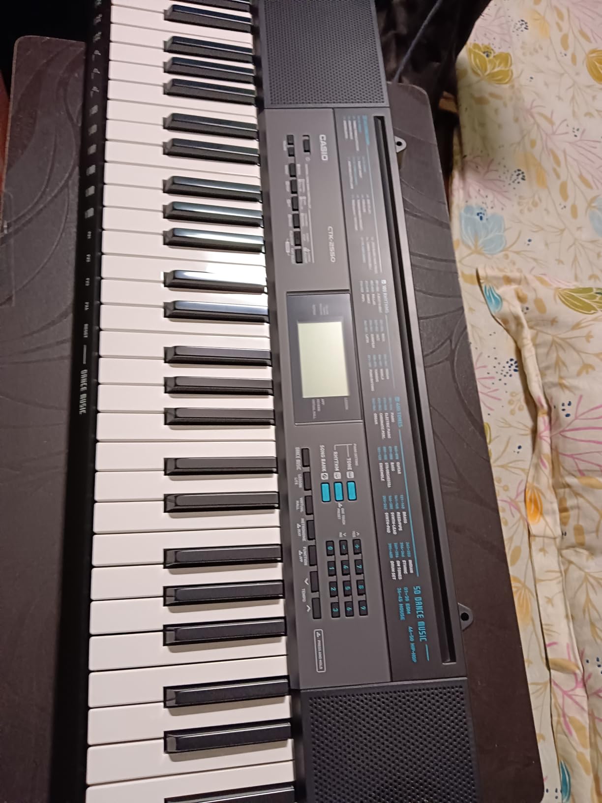 Casio CTK-2550 61-Key Portable Keyboard, Black, Casio CTK2500 keyboard ...