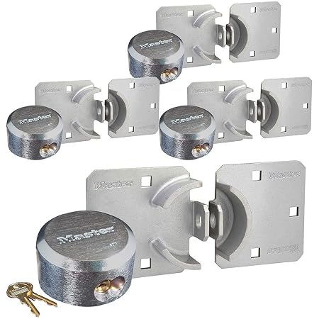 Master Lock Hasp/Hidden Shackle Keyed Alike Padlocks 770-6271KA-4 ...