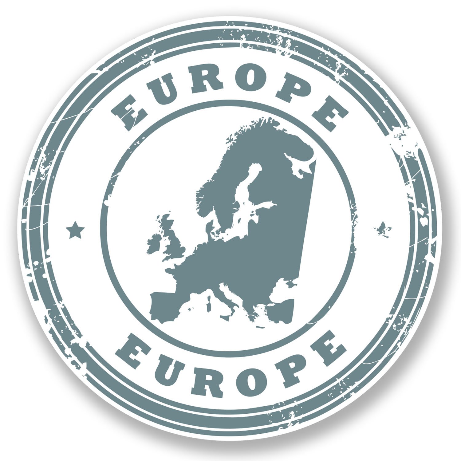 Buy 2 x 10cm EU Europe Vinyl Sticker Decal Car Laptop European Union ...