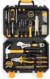 ToughHub 100 Pcs Tool Kit – DIY Hand Tool Set for Home Repairs ...