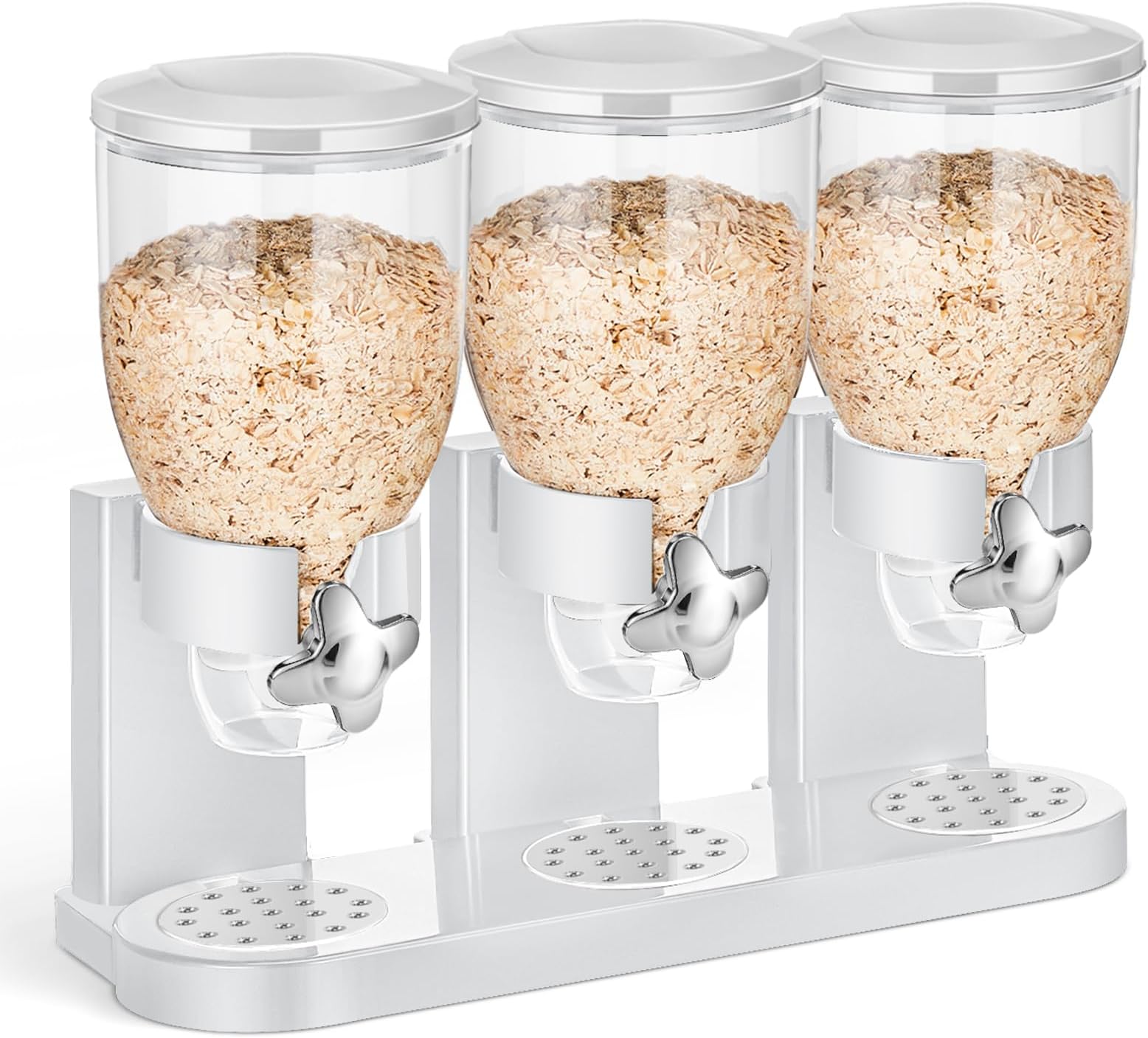 Amazon.com: Umigy Triple Cereal Dispenser Storage Cereal Dispenser ...