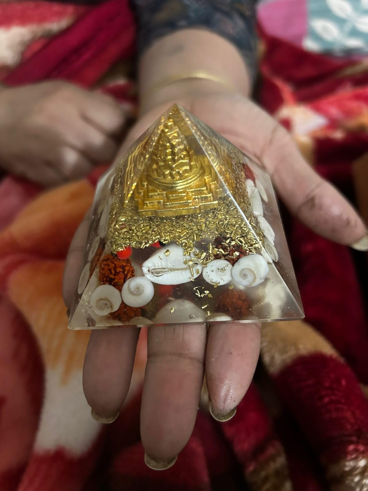 Buy DIYMAG Lakshmi Yantra Pyramid–Original Large Orgonite Lakshmi ...