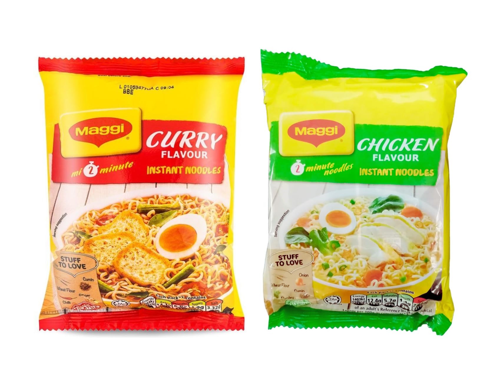 Buy Maggi Malaysian Noodles Selection Pack - 10 X 79g Curry Noodles ...