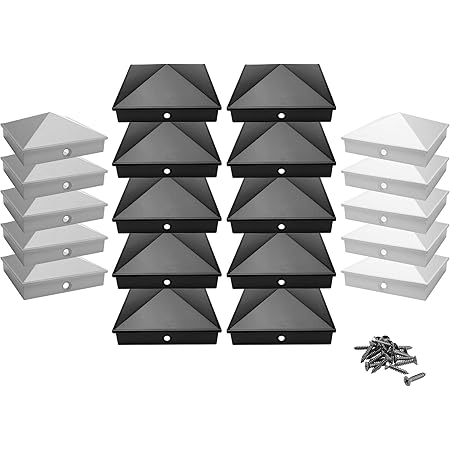 Capuchons Pour Poteaux 9x9 Cm En Fonte D Aluminium De Qualité Lot De