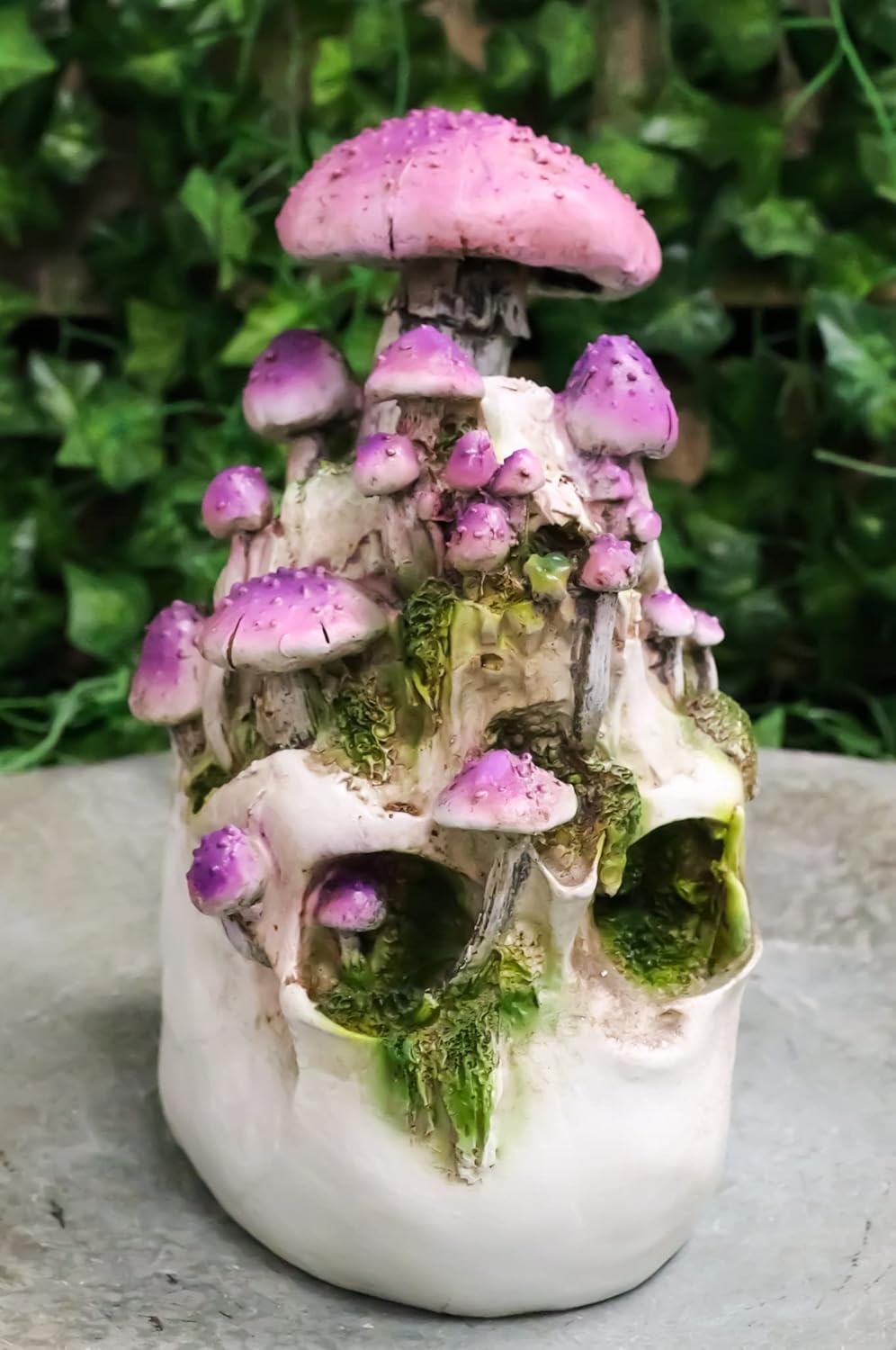 Amazon.com: Ebros Gift Day of The Dead Flora and Fauna Shroom Skull ...