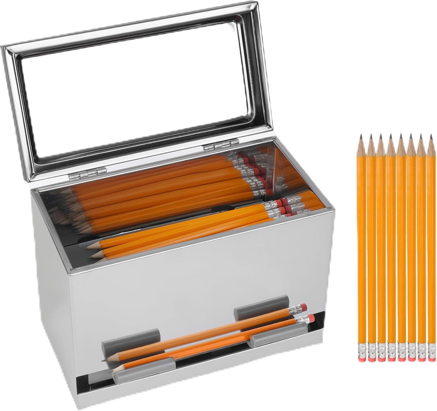 Amazon.com : Keono Pencil Dispenser for Classroom & Office Stainless ...