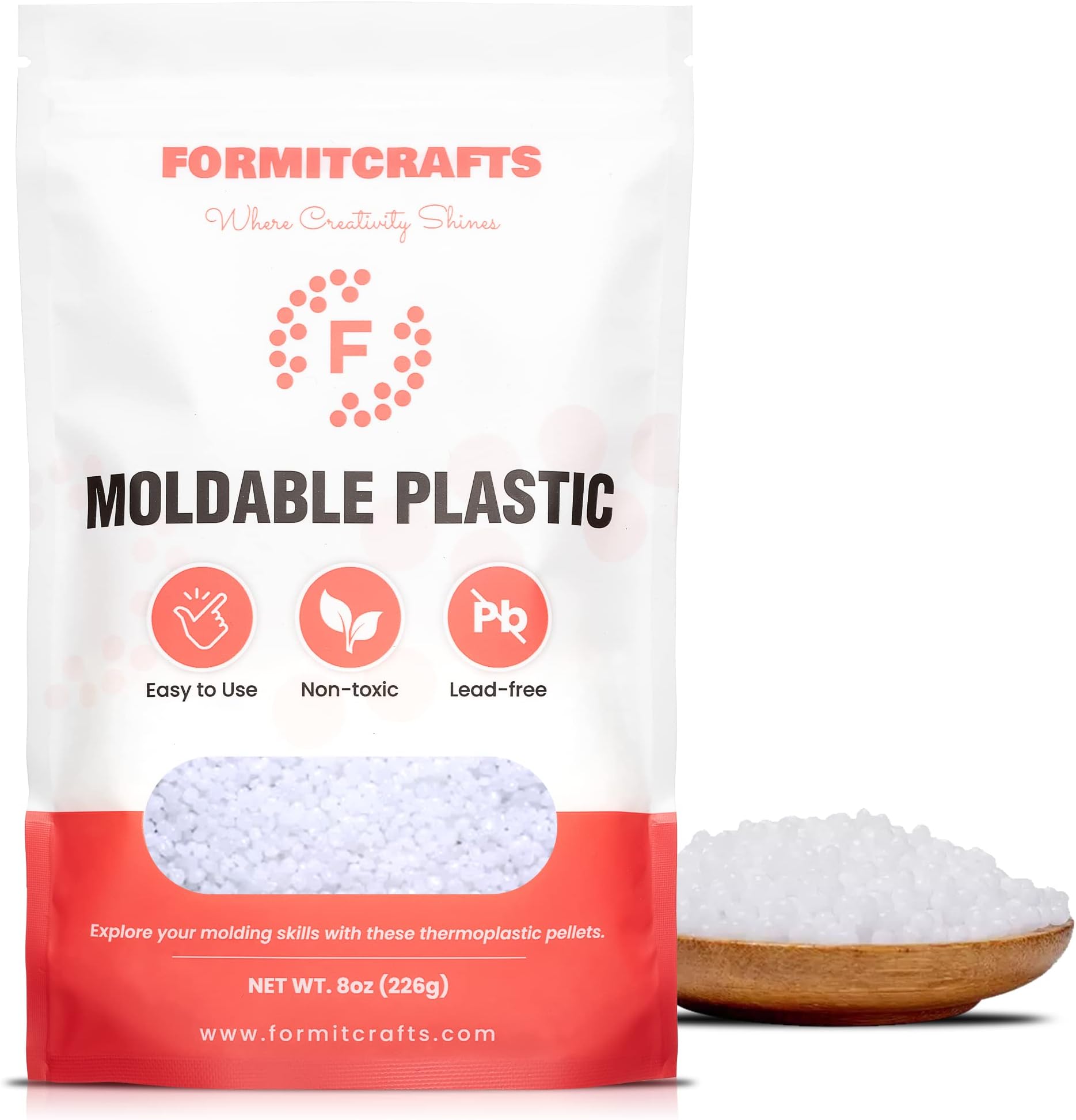 Amazon.com: Polyshape Polymorph Hand moldable Plastic 16oz tub ...