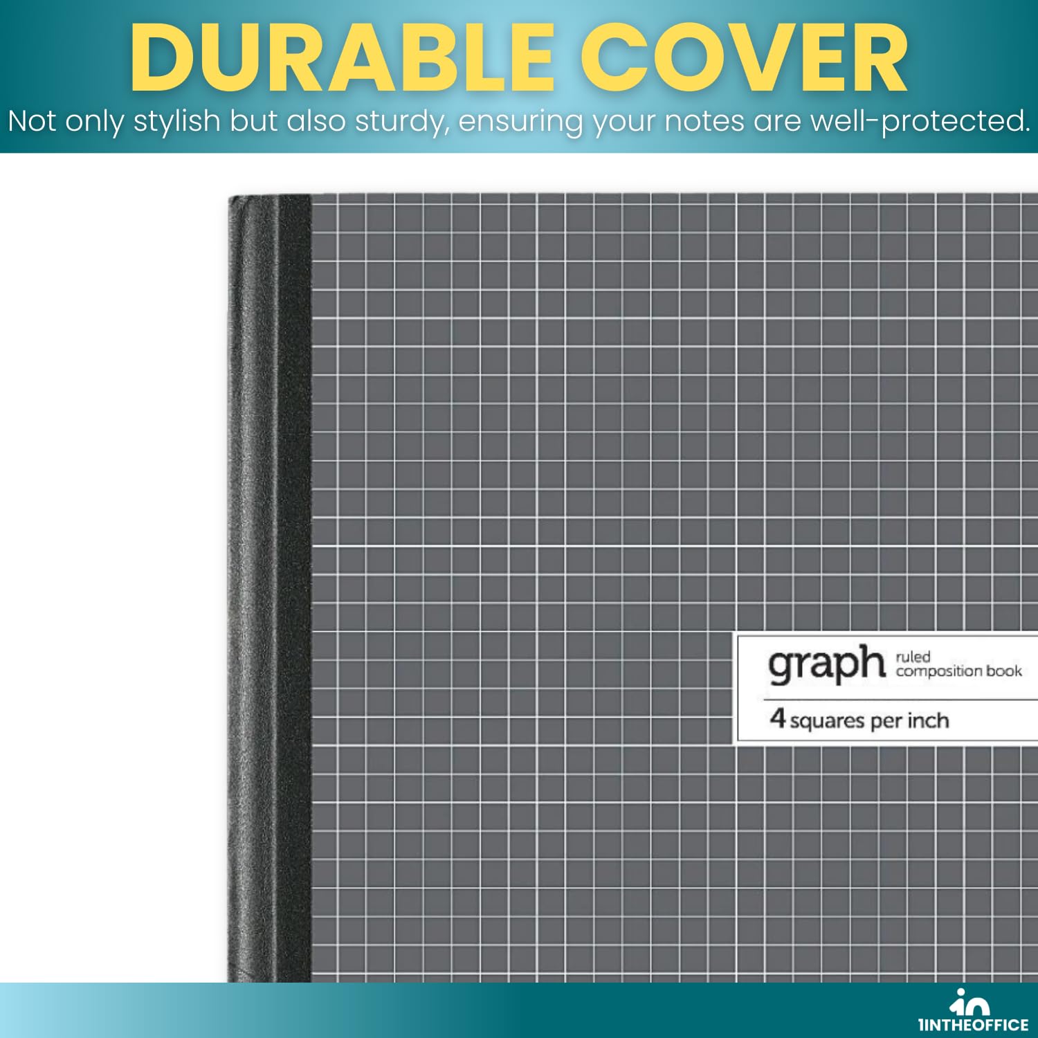 Snapklik.com : 1InTheOffice Composition Notebooks, Graph Ruled Paper ...
