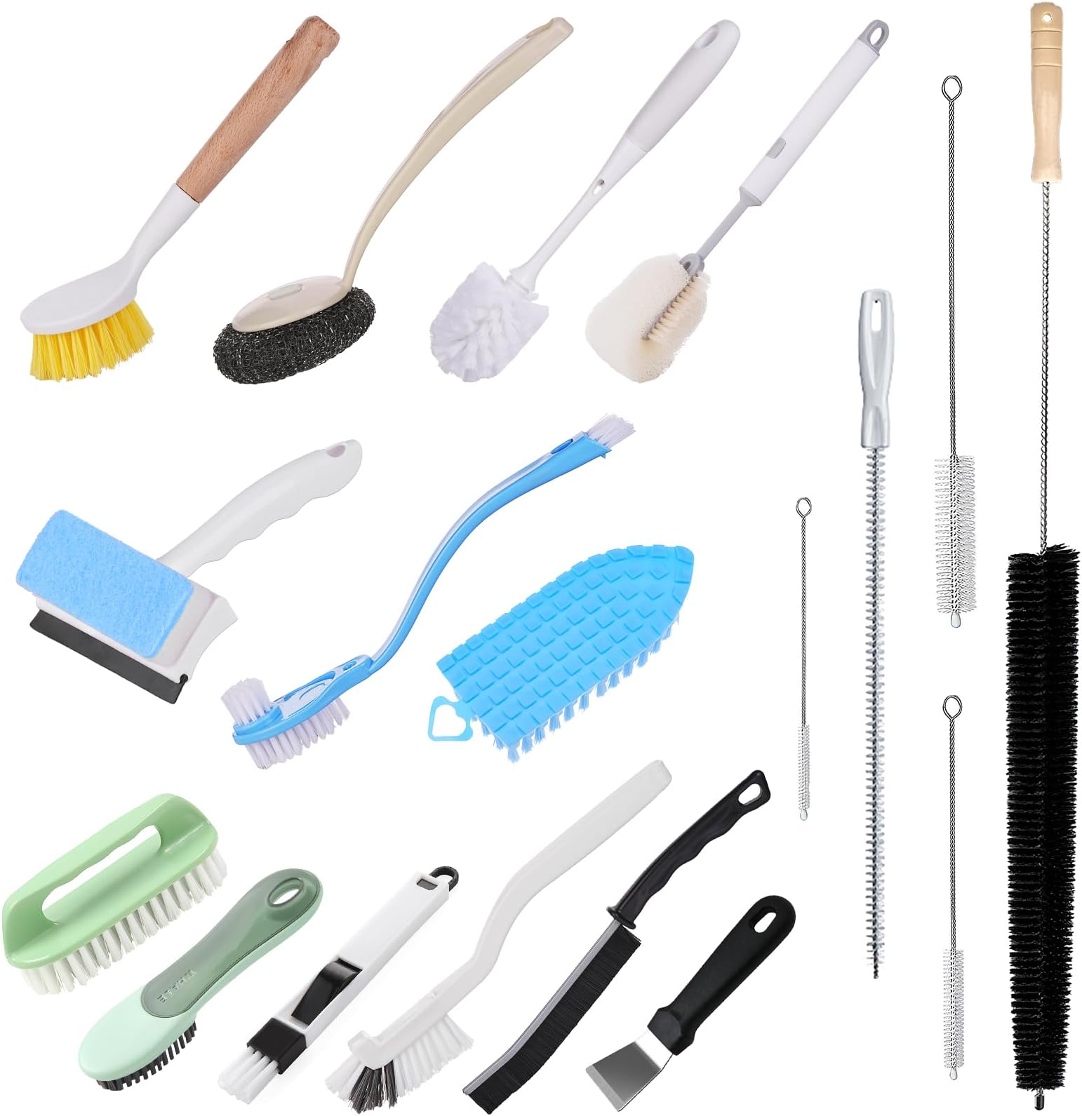 Amazon.com: 14Pcs Small Crevice Cleaning Brush Set, Groove Gap Cleaning ...