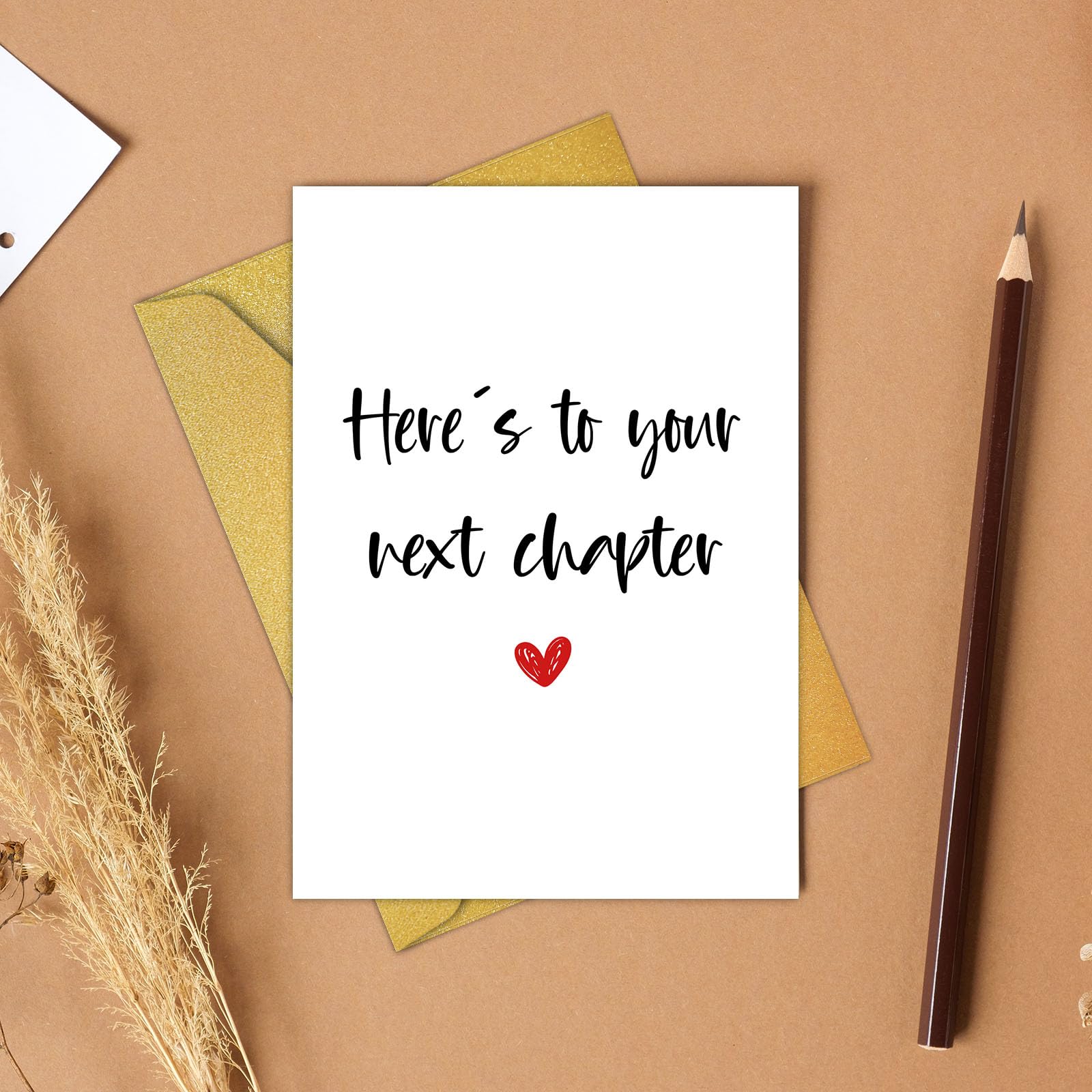 Snapklik.com : PIUST Heres To Your Next Chapter Card, New Chapter Good ...