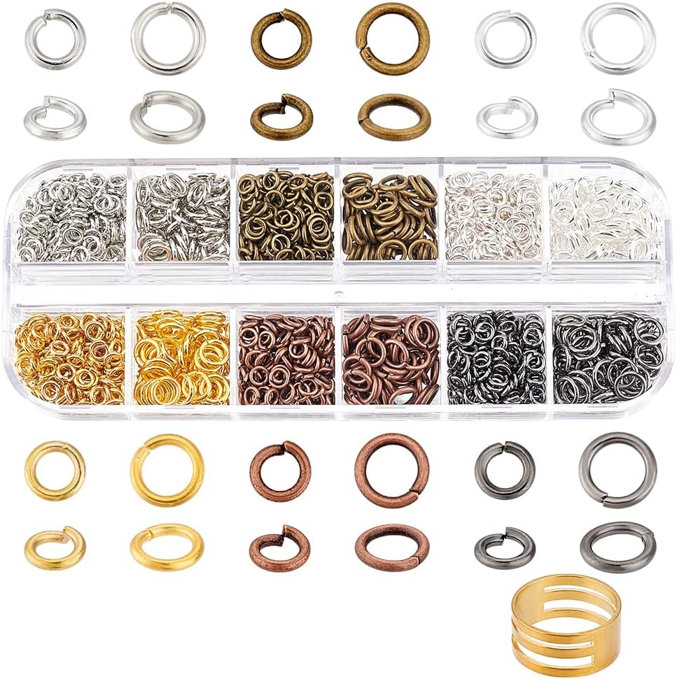 Amazon.com: 2840 Pieces Jump Rings for Jewelry Making, Shynek Open Jump ...