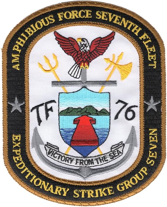 Amazon.com: TF-76 Amphibious Force Seventh Fleet Patch : Arts, Crafts ...