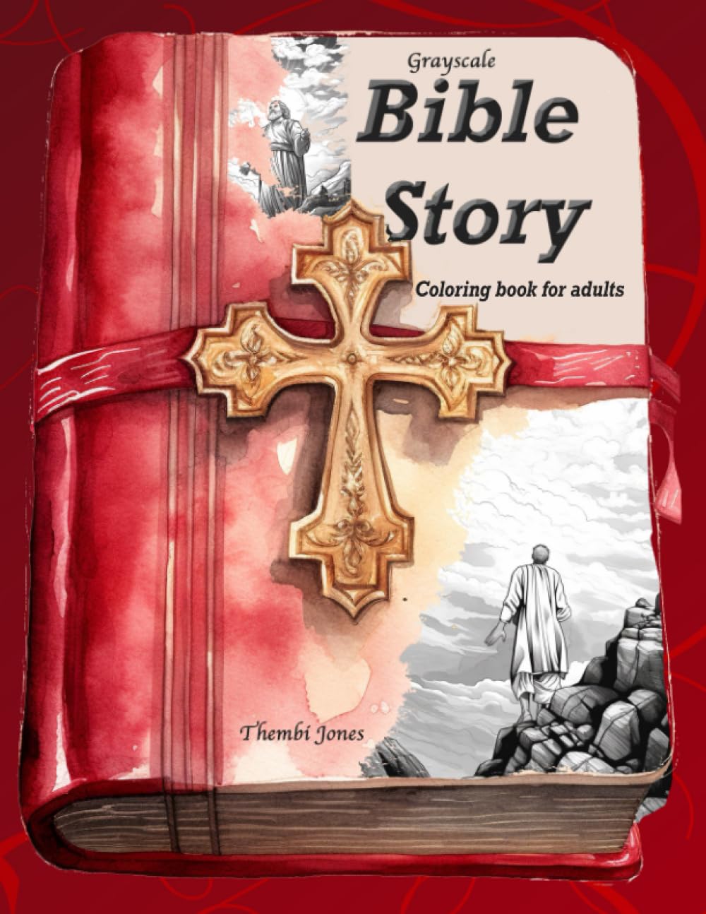 Greyscale Bible Story Coloring book for adults: Greyscale coloring ...