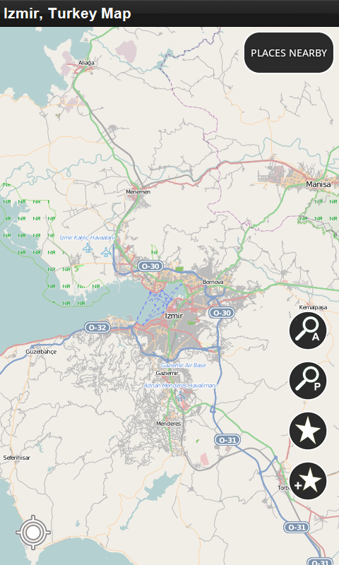 Izmir, Turkey Map