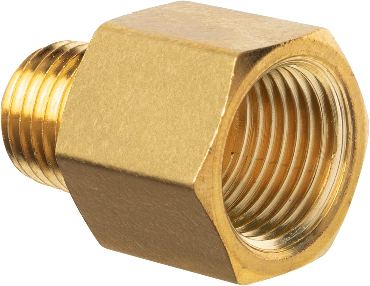 Amazon.com: JUWO Brass Pipe Fitting, 1/4" NPT Male x 3/8" NPT Female ...