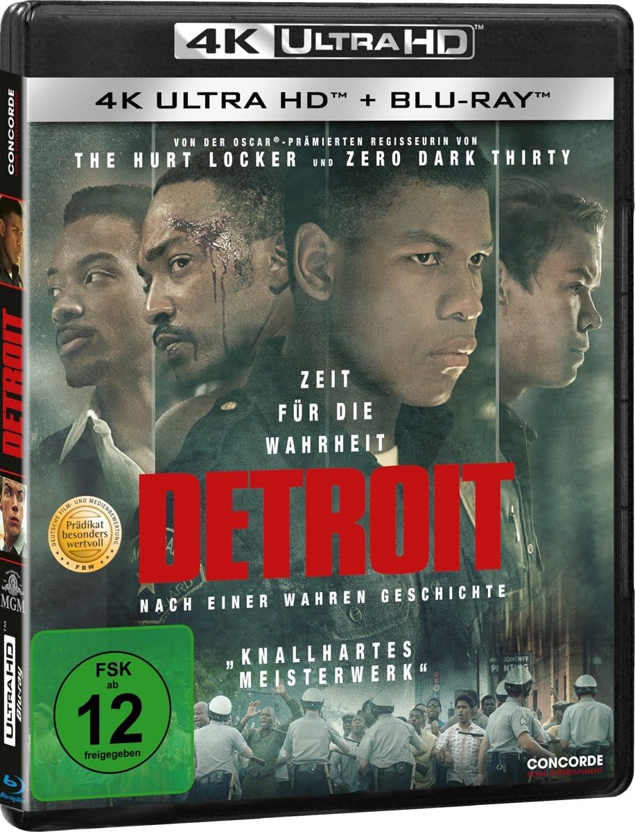 Detroit (4k Ultra-HD) [Blu-Ray] [Import]: Amazon.fr: Boyega,John ...