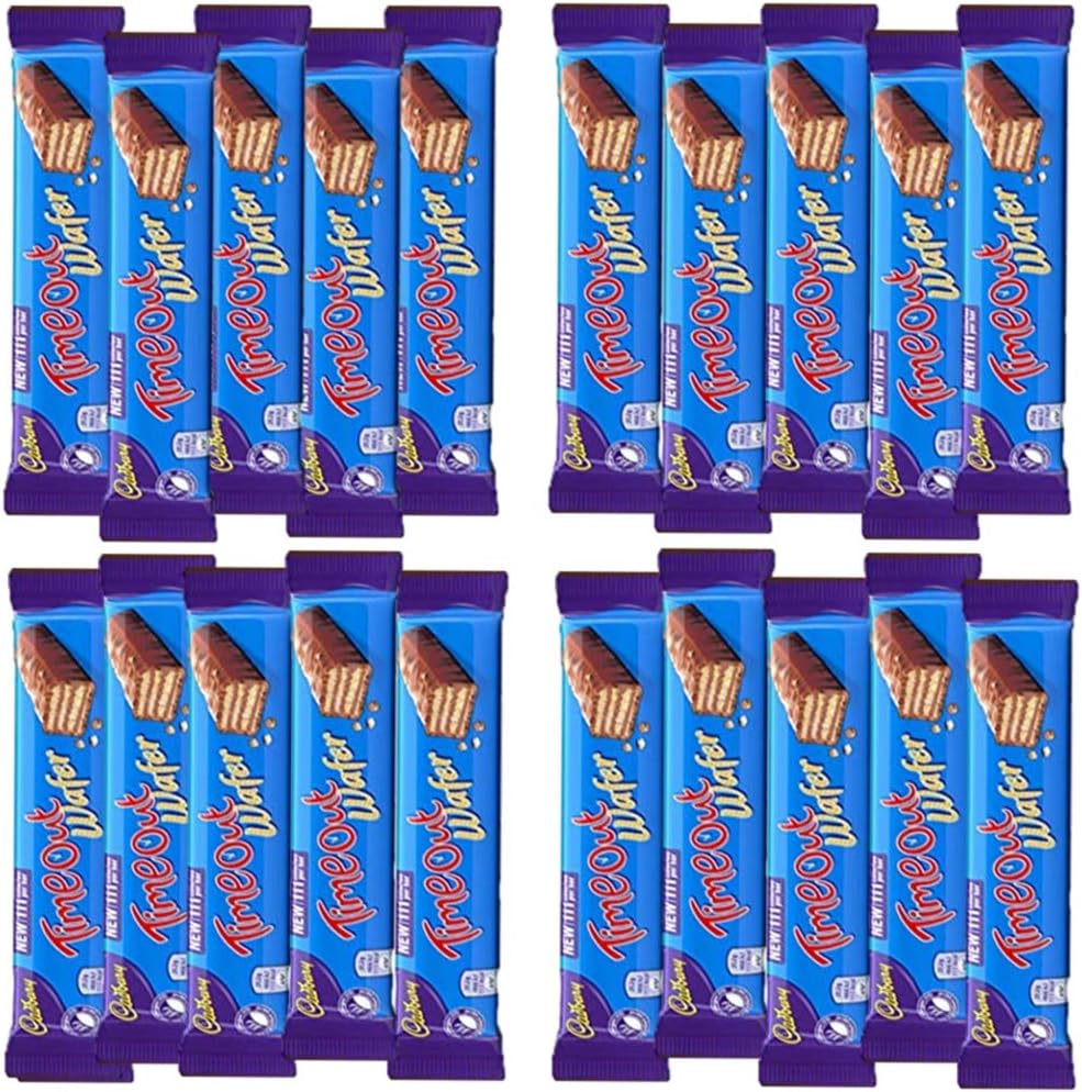 Amazon.com : Cadbury Timeout Chocolate Bar | Total 10 bars of British ...