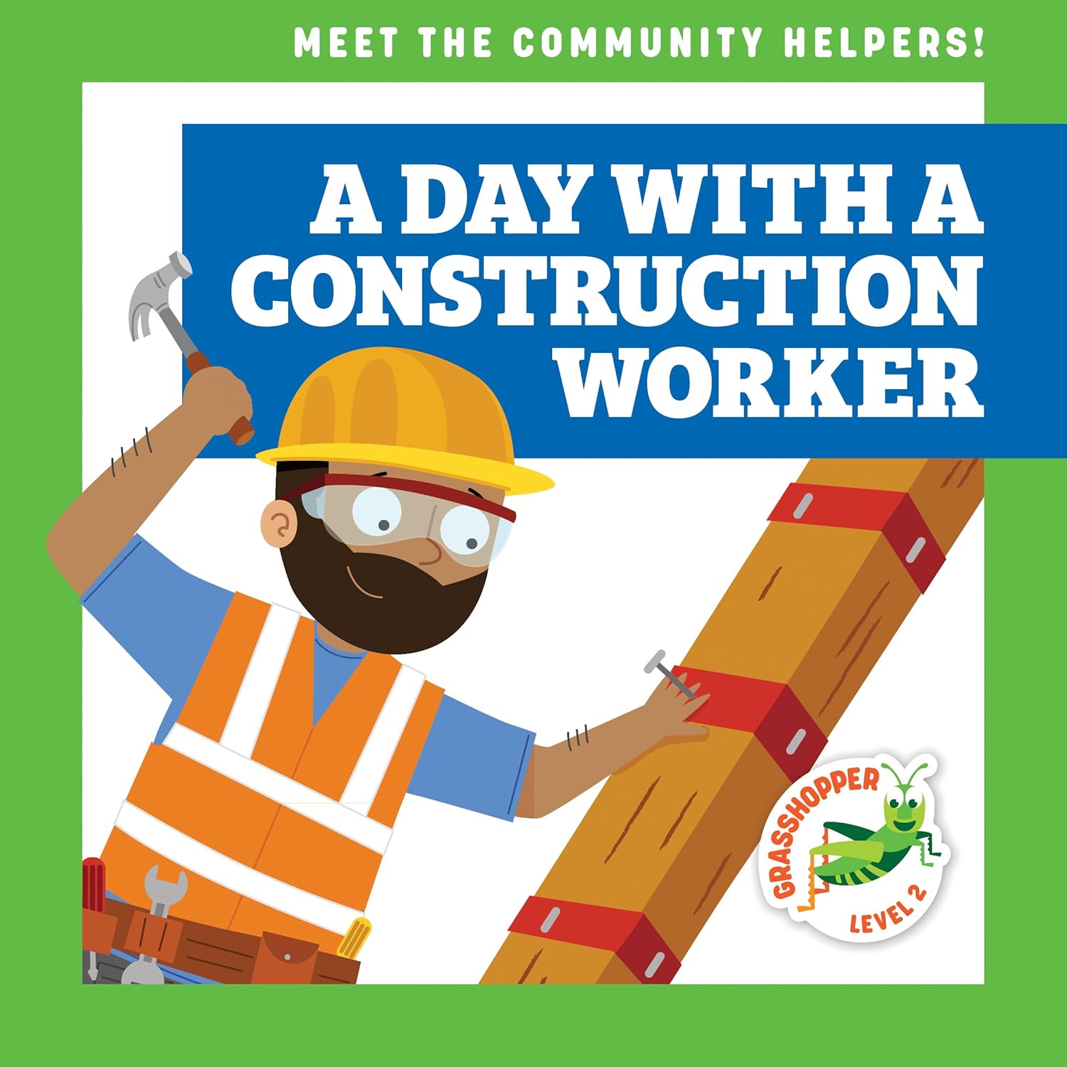 Amazon.com: A Day with a Construction Worker (Grasshopper Books: Meet ...