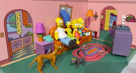 Amazon.com: Disney The Simpsons Living Room Diorama House Playset, 2.5 ...