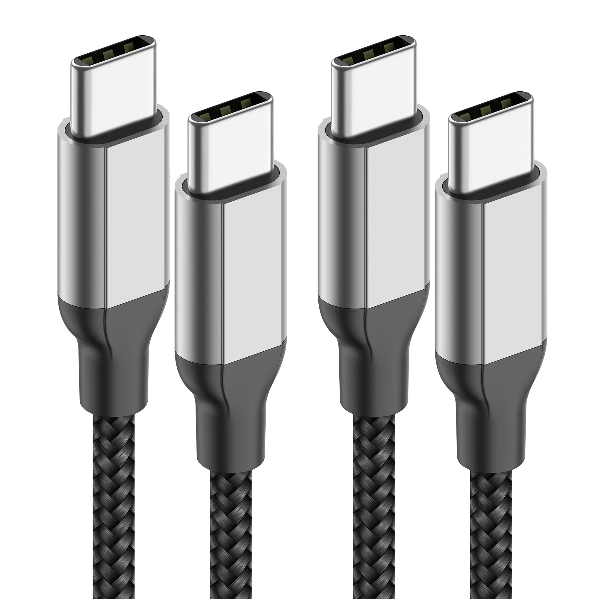 Amazon.com: 3ft USB C to USB C Cable 60W 2Pack, 3A Type C to Type C ...