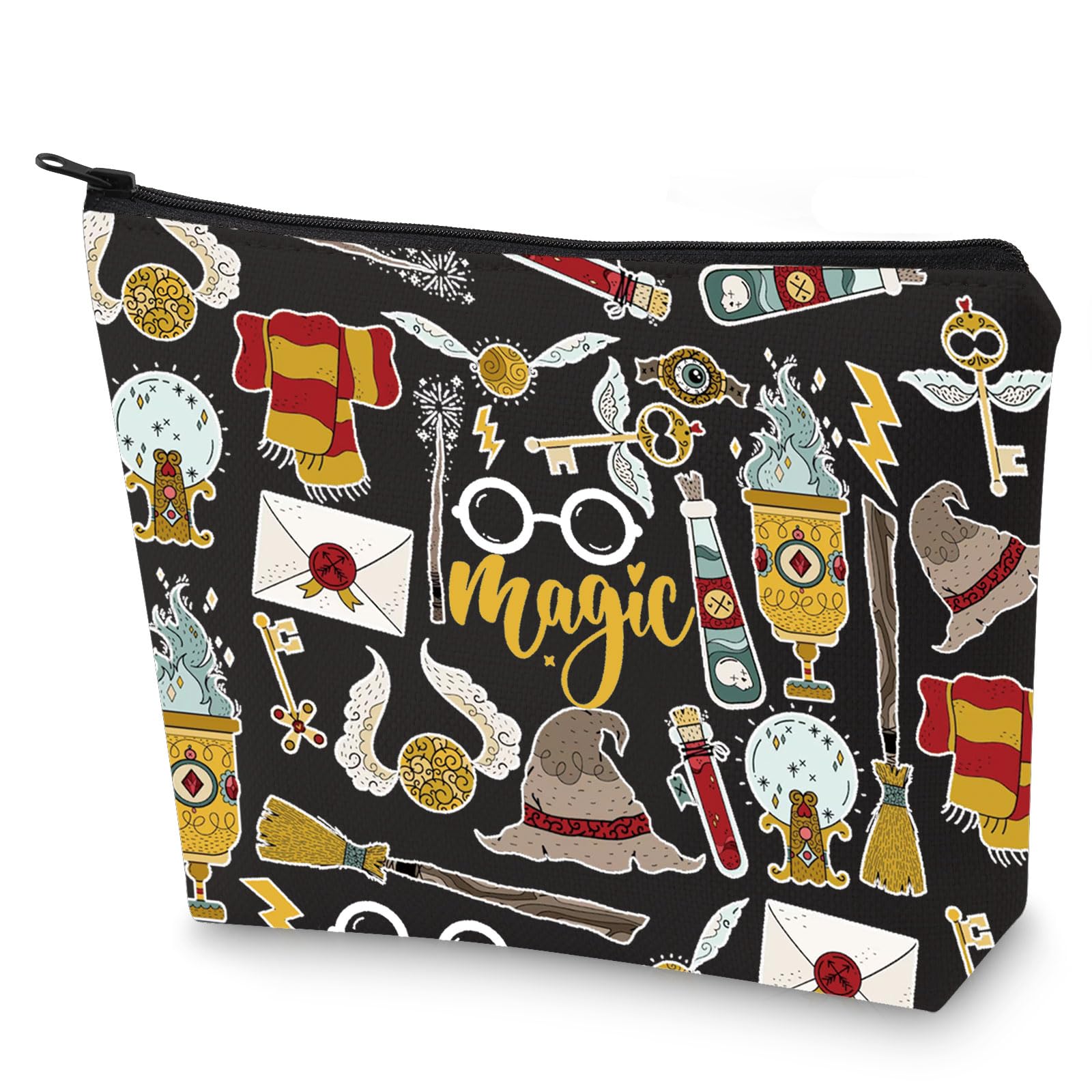 WZMPA Magic Wizard Cosmetic Makeup Bag Magic Movie Inspired Gift Wizard ...