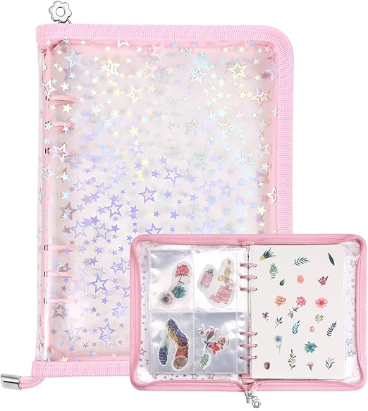 MUDOR 4 in 1 Sticker Storage Organizer, Binder with Storage Sleeves and ...