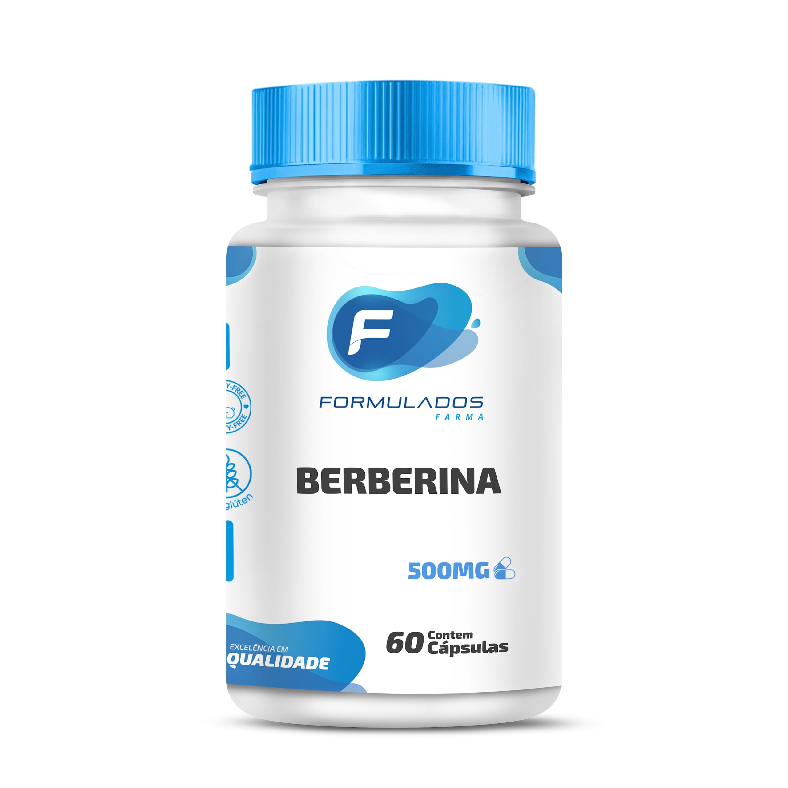Berberina 500mg 60 Cápsulas | Amazon.com.br