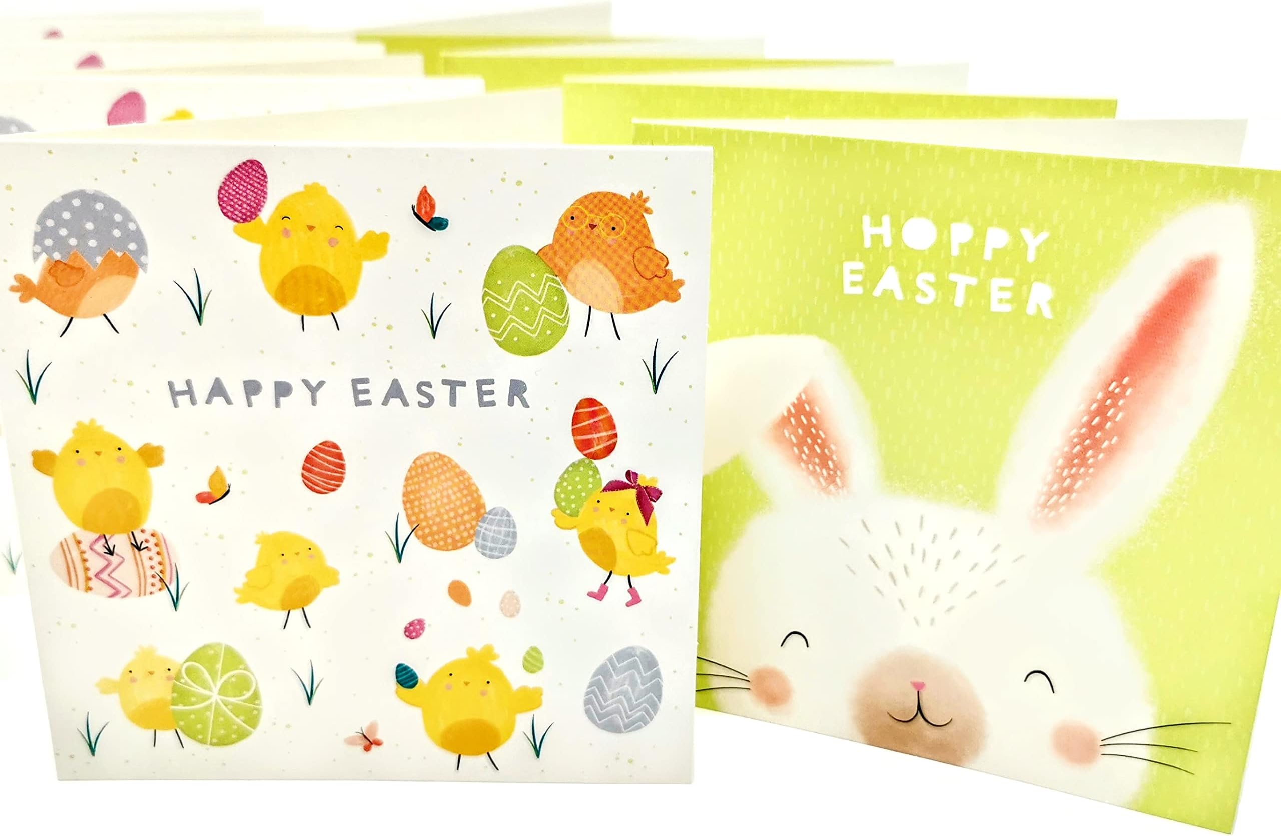 TUPARKA 36 Pcs Happy Easter Cards Easter Bunny Easter Egg Easter Rabbit ...