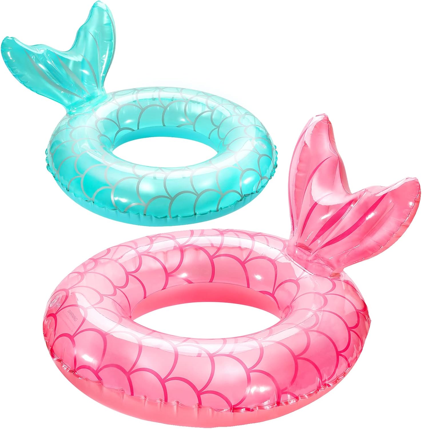 Amazon.com: HeySplash Mermaid Pool Float, Mermaid Tail Shaped Pool ...