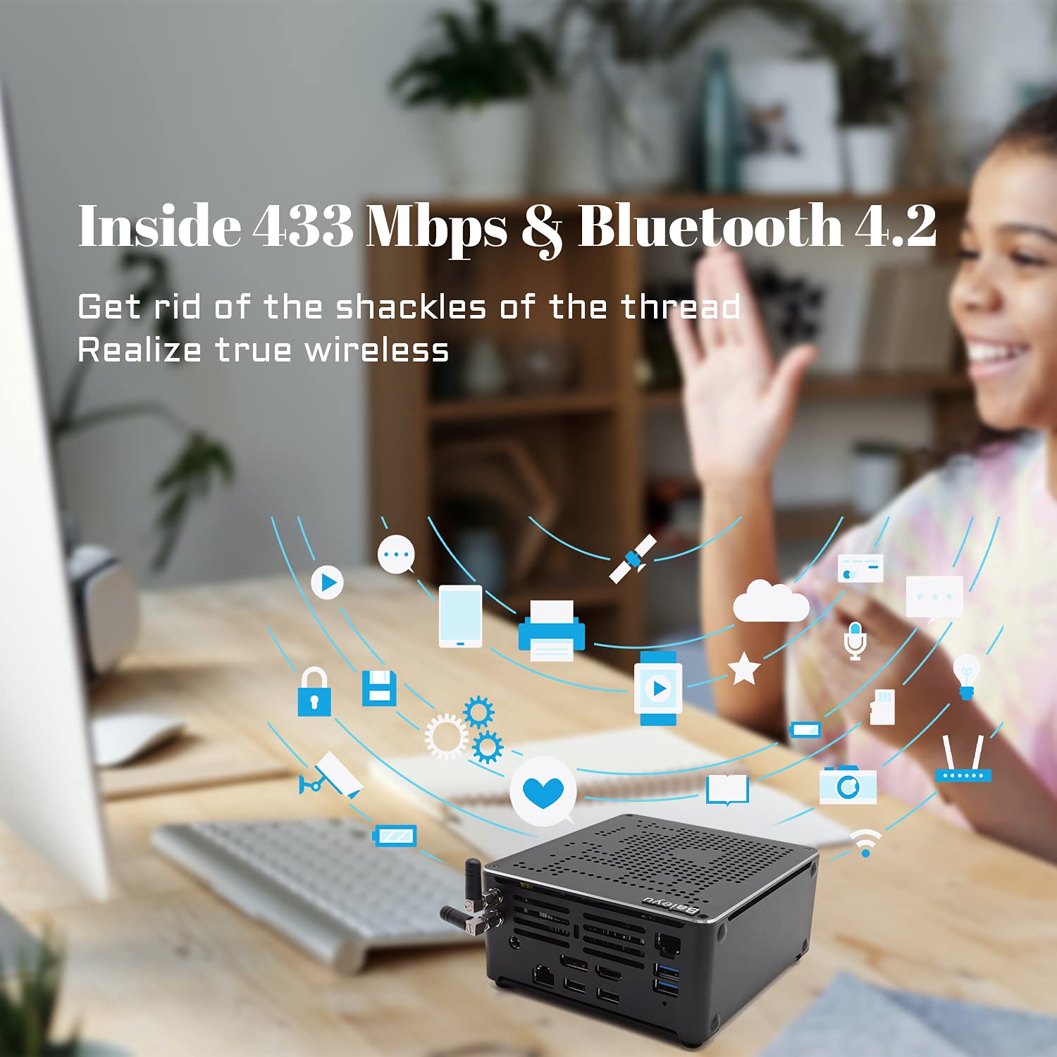 Buy Baieyu Mini PC Gaming Core i9-9880H, 16GB RAM 512GB SSD 1TB HDD ...