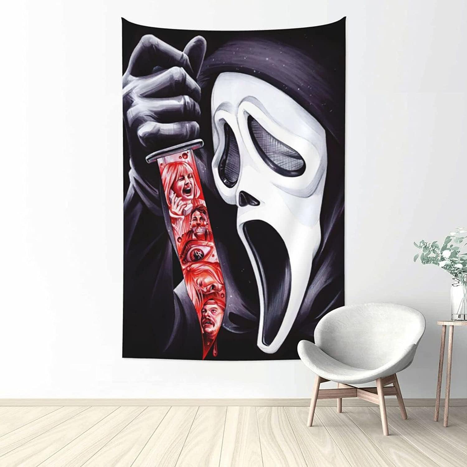 Amazon.com: Scream Horror MovieWall Art Tapestry Wall HangingDecor For ...