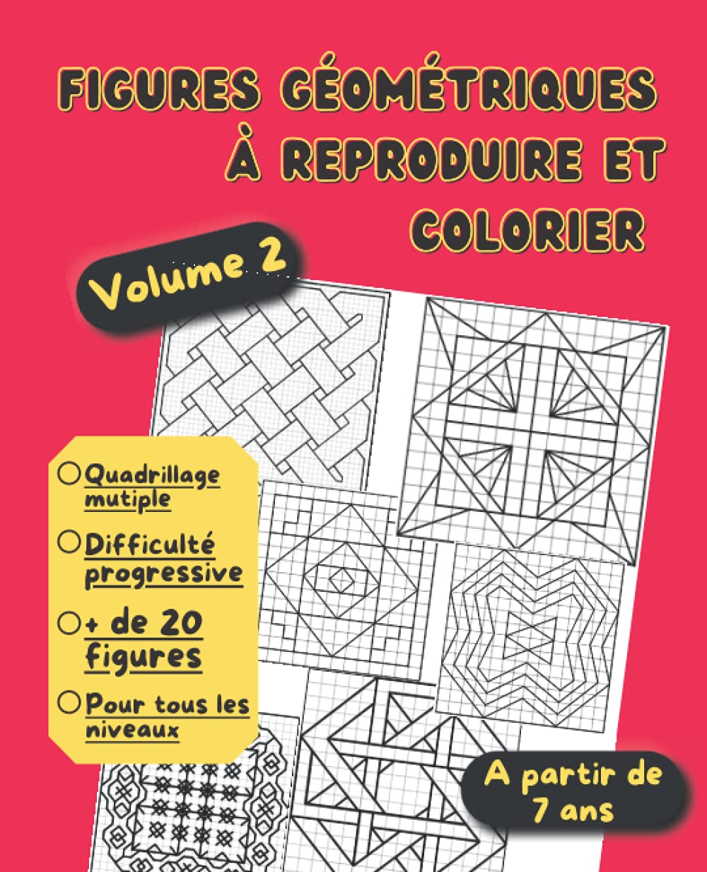 Amazon.fr - Figures géométriques à reproduire et à colorier: Dessins ...