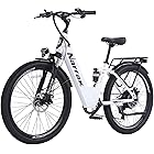 Amazon.com : MACFOX Newest X1S Electric Bike, Ebike 500W/48V/10.4Ah, 20" Fat Tire Electric ...
